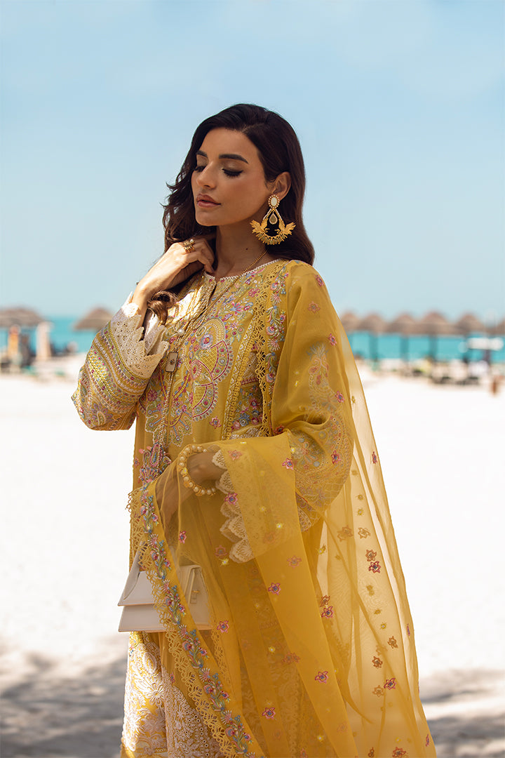 Amber - Zaira Luxe Lawn Unstitched by Kanwal Malik – Fabbitt